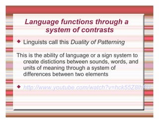 Thinking about language | PPT | Science