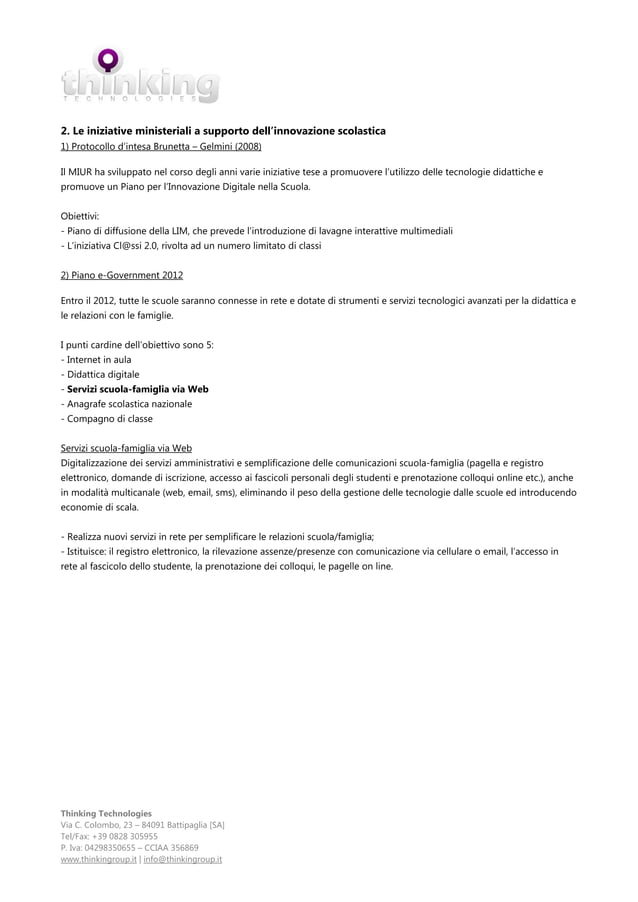 Thinking Alive - Presentazione | PDF