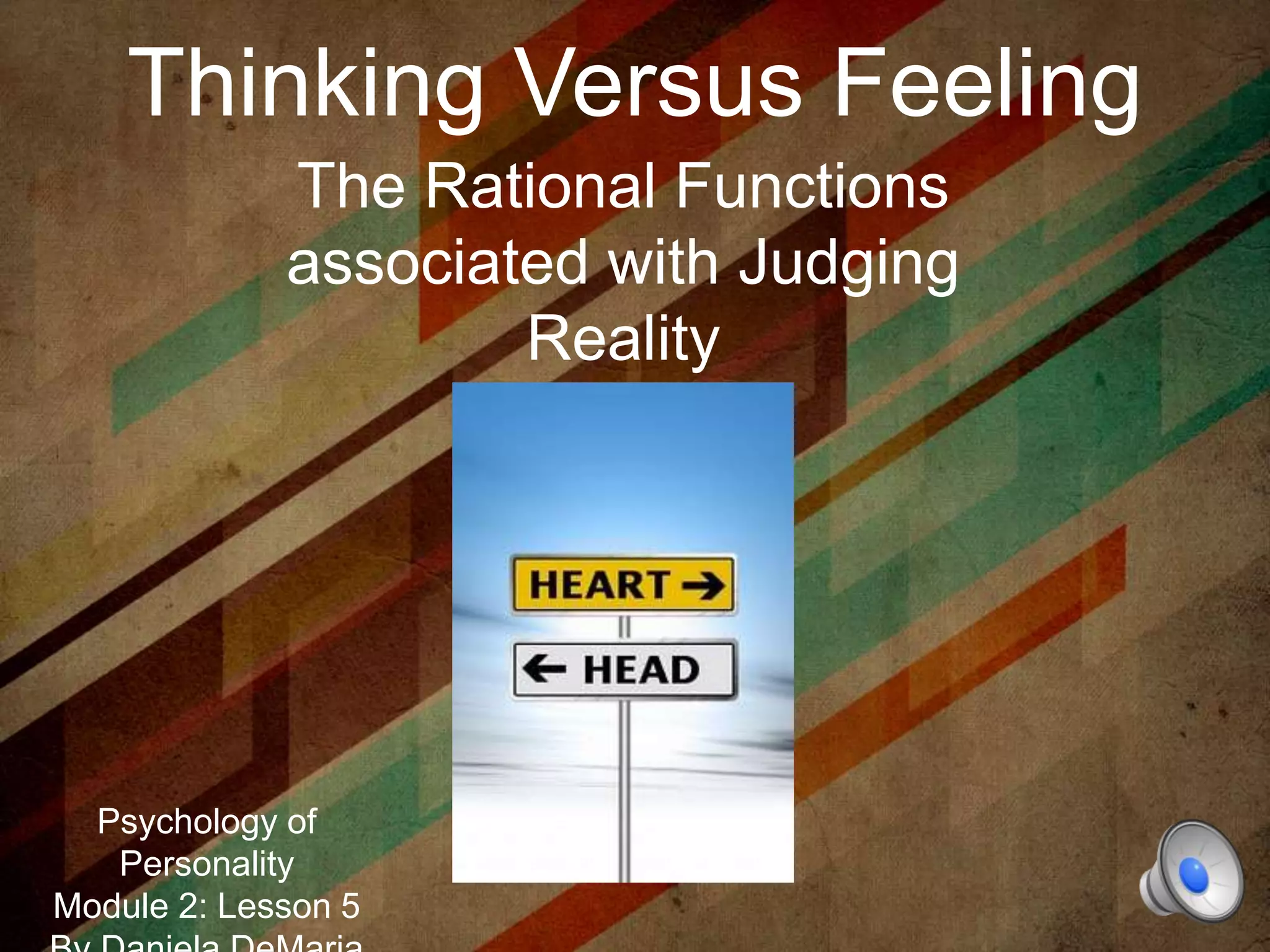 Thinking and Feeling | PPTX