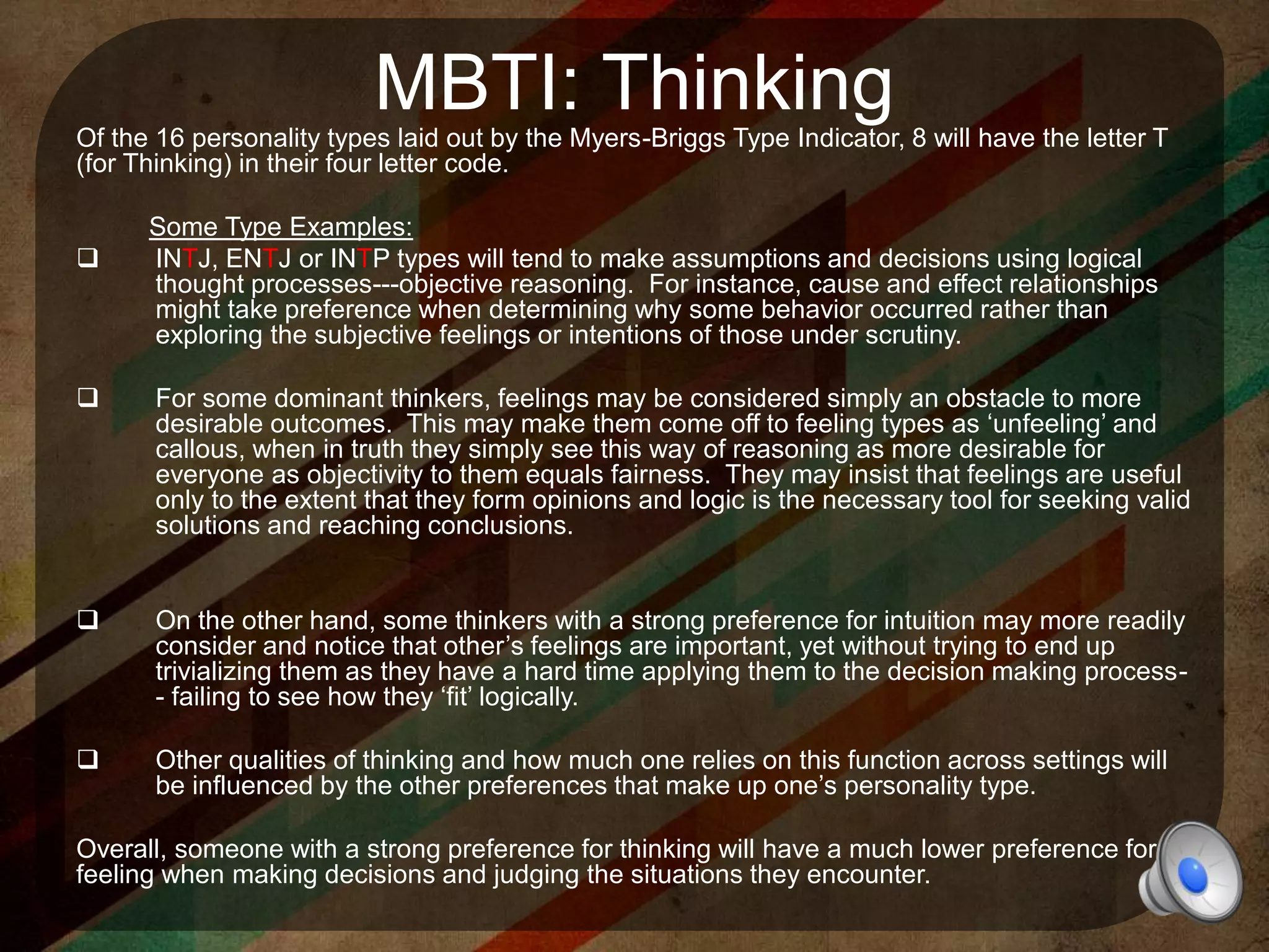 Thinking and Feeling | PPTX