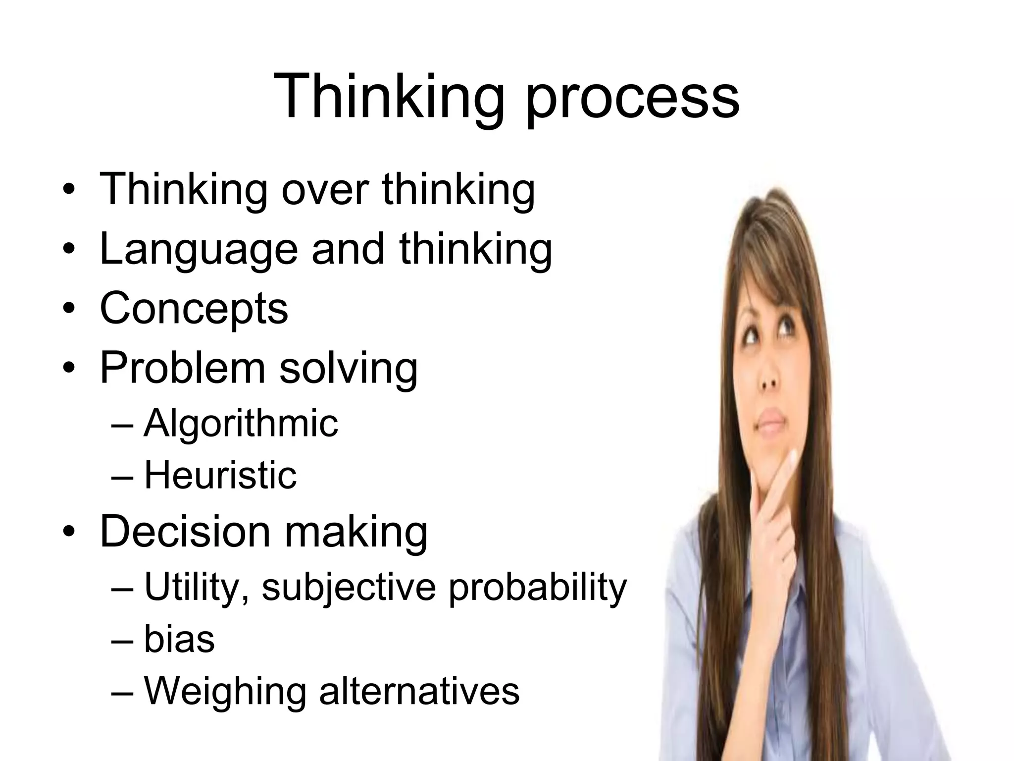 Thinking and language | PPT
