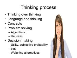 Thinking and language | PPT