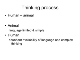 Thinking and language | PPT