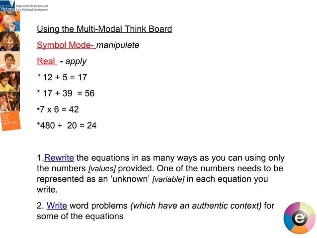 Thinking and working mathematically | PPT