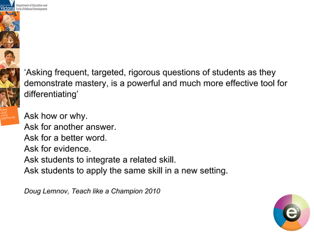 Thinking and working mathematically | PPT