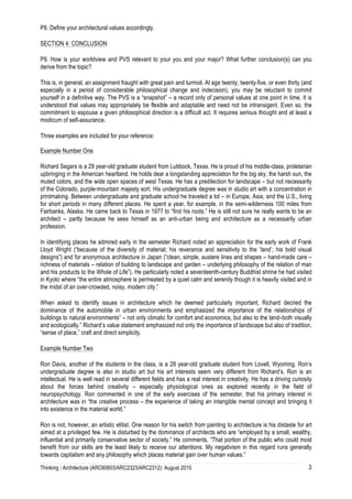 Thinking architecture (arc60603 arc2323 arc12312) pvs - central six and ...