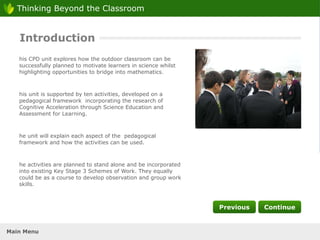 Thinking+Beyond+the+Classroom | PPT