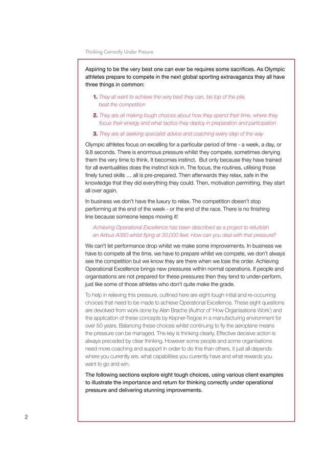 Thinking Correctly Under Pressure | PDF