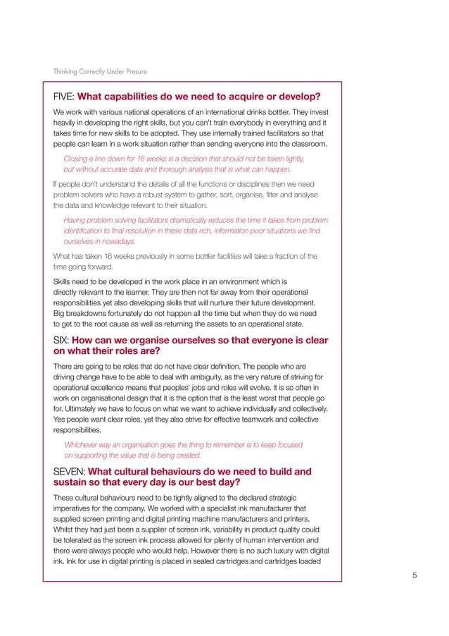 Thinking Correctly Under Pressure | PDF