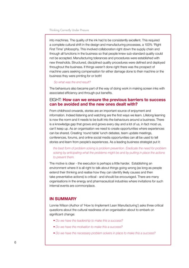 Thinking Correctly Under Pressure | PDF