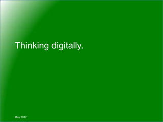Thinking digitally | PPTX