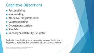 Thinking Errors: Understanding and Addressing Them to Improve Recovery ...