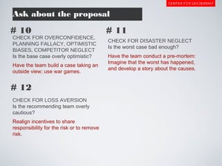 Thinking fast and slow. Decision making | PPT