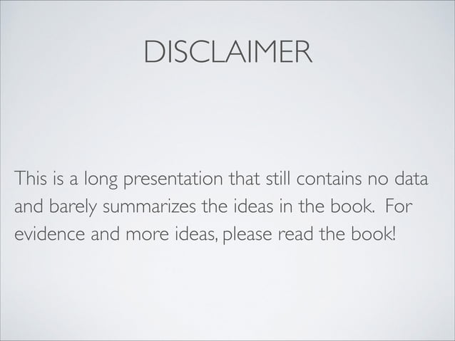 Thinking Fast & Slow presentation | PDF