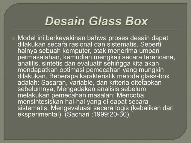 Thinking glass box; dudird | PPT