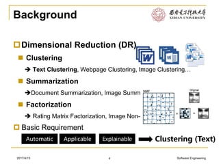Thinking in clustering yueshen xu | PPT