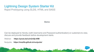 Salesforce lightning design -components for CRM | PPT