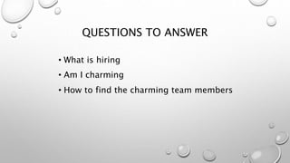 Thinking in hiring | PPT