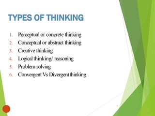 Thinking in psychology | PDF