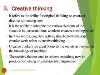 Thinking in psychology | PDF