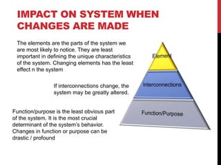 Thinking in systems (Donella Meadows) chapters 1 to 3 | PPTX