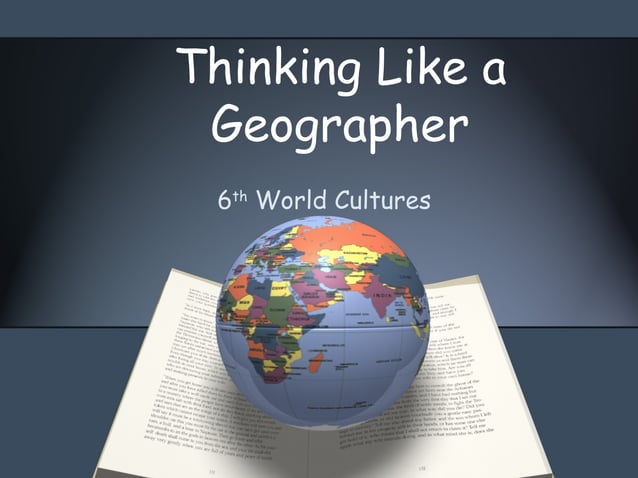 Thinking like a geographer with prompt 2011 | PPT