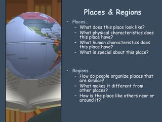 Thinking like a geographer with prompt 2011 | PPT