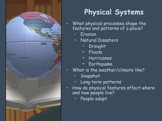 Thinking like a geographer with prompt 2011 | PPT