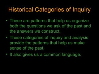 Thinking like historian full slideshow | PPT