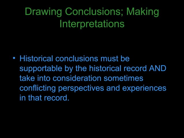 Thinking Like Historian Full Slideshow Ppt