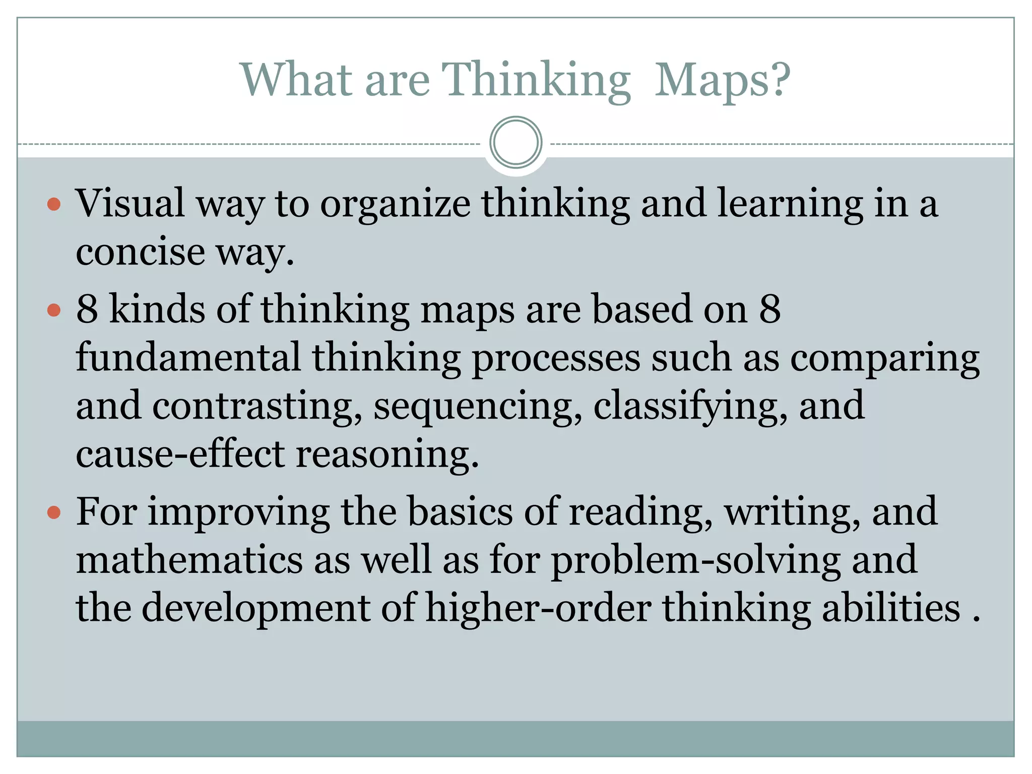 Thinking maps | PPTX