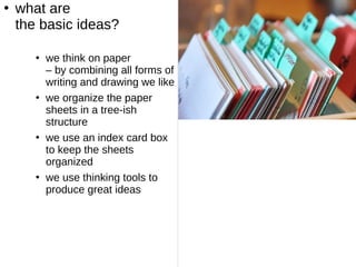 Thinking on paper | PDF