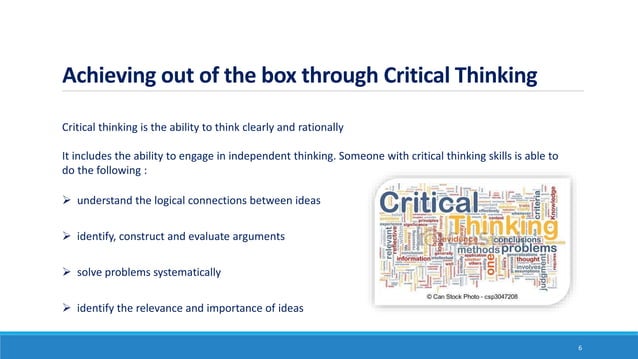 Thinking out of the box | PPTX
