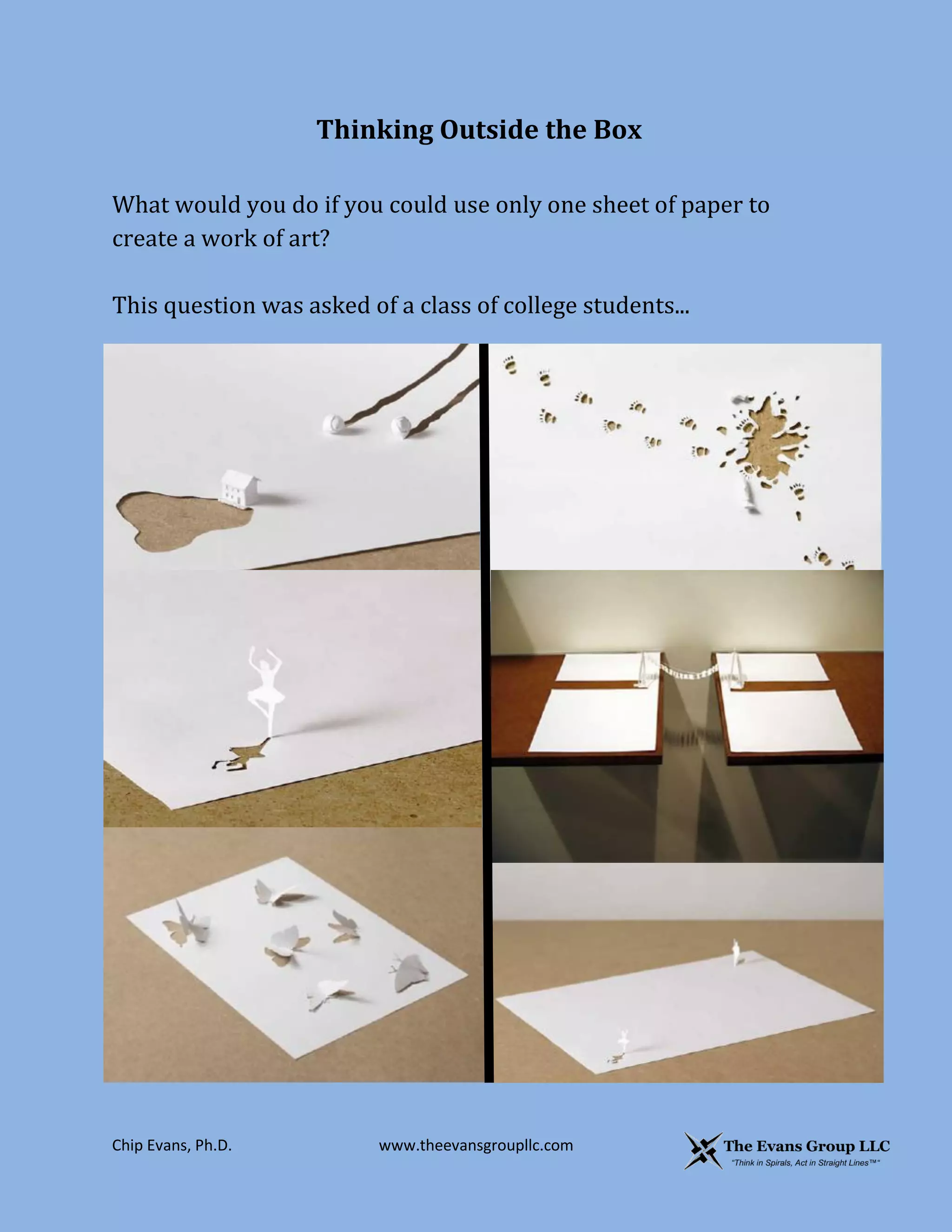 Thinking outside the box | PDF