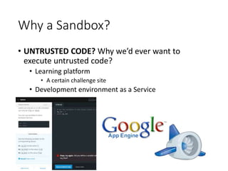 Thinking Outside The [Sand]Box | PPT