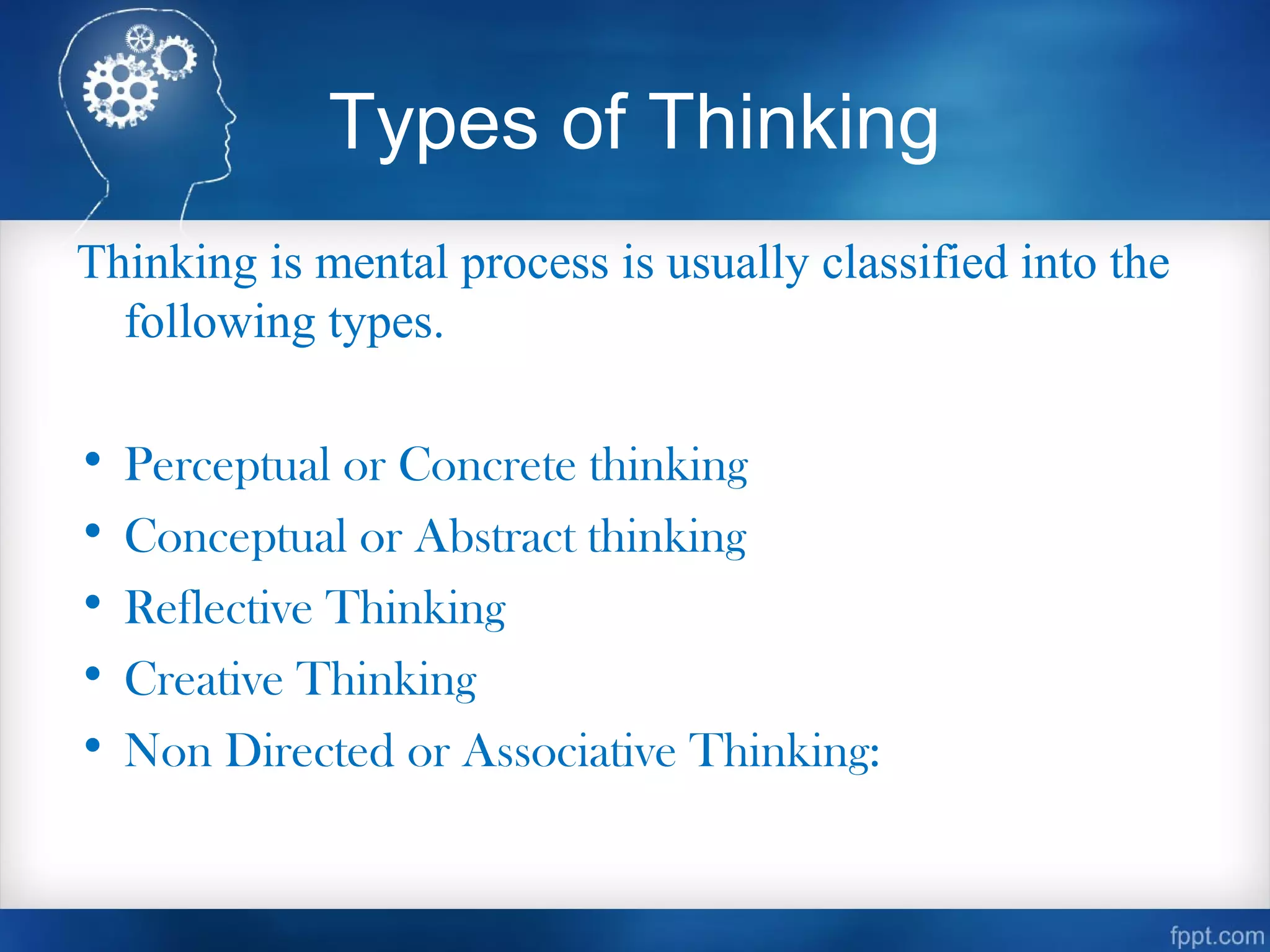 Thinking & Reasoning | PPT