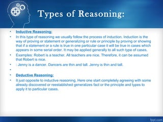 Thinking & Reasoning | PPT