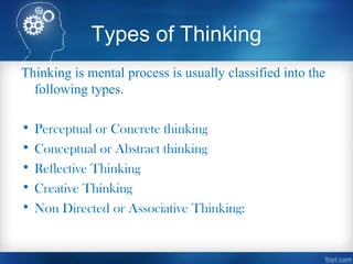 Thinking & Reasoning | PPT