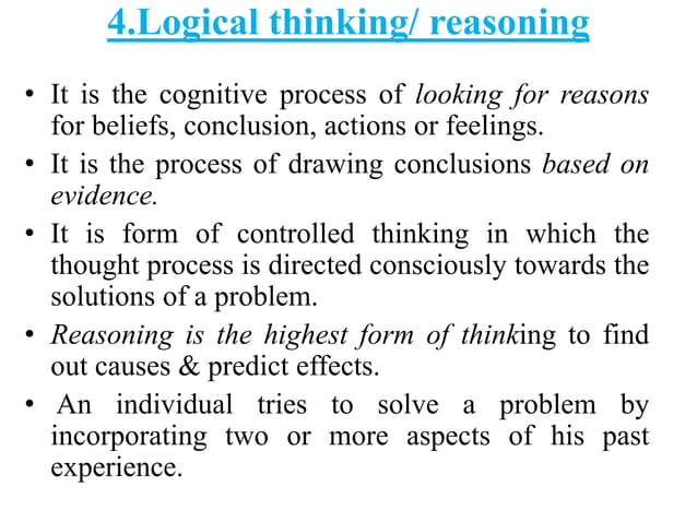 THINKING REASONING & PROBLEM SOLVING.pptx | Games and Puzzles | Hobbies ...
