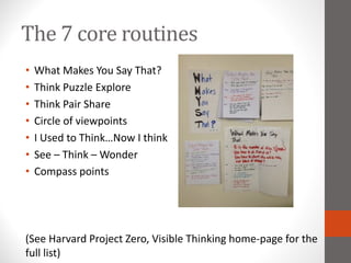 Thinking Routines and CLIL: A Preliminary Exploration | PDF