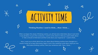 Critical Thinking Routines for the Modern Classroom | PDF