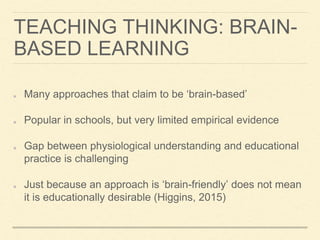 Thinking schools tct 2019 | PPT