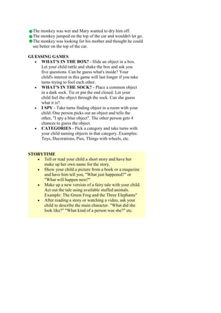 Thinking skill games | PDF