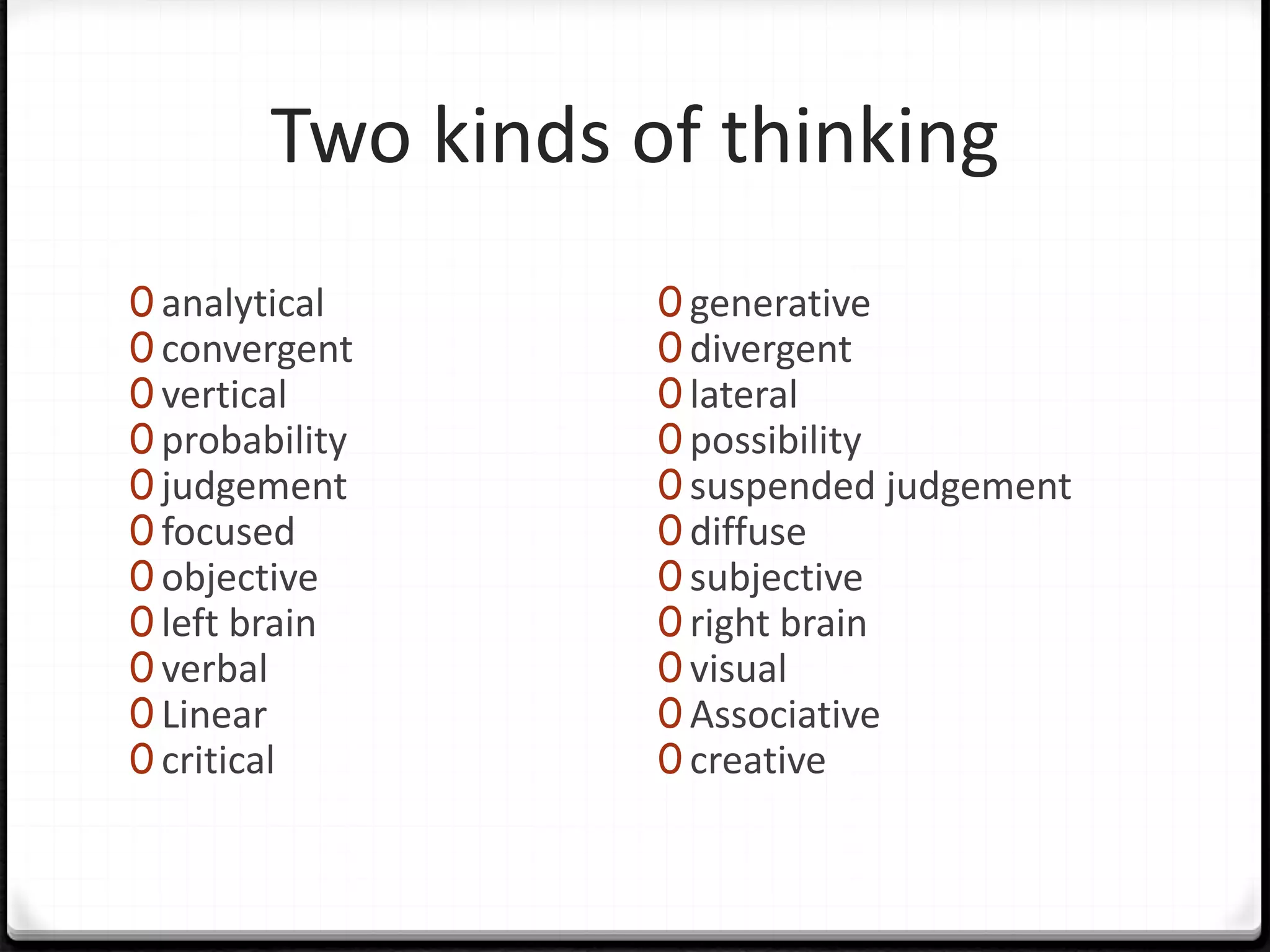 Thinking skills | PPTX