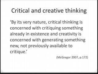 Thinking skills | PPTX