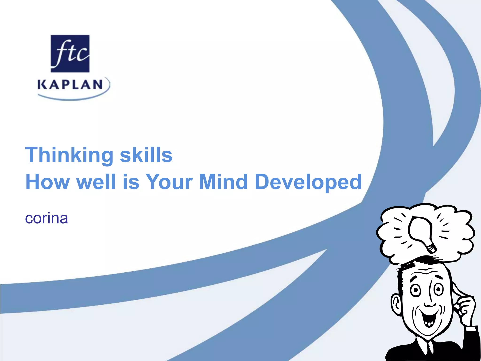 CREATIVE THINKING - Thinking Skills | PPT