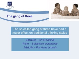 CREATIVE THINKING - Thinking Skills | PPT