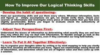 Positive And Logical Thinking | PPTX