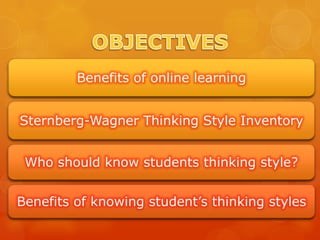 Thinking styles | PPTX