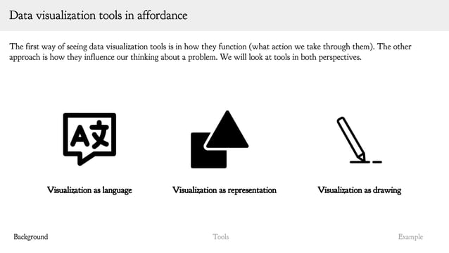 Thinking Through Visualization Tools | PPT